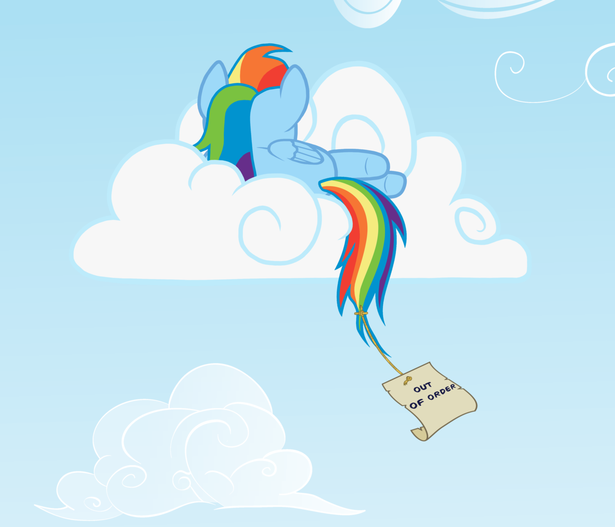 #1481795 - safe, artist:mundschenk85, rainbow dash, pony, g4, cloud, female, high res, show ...