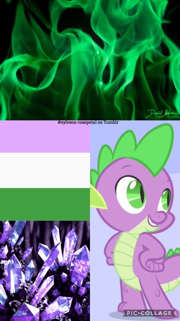 #1481809 - safe, spike, dragon, gender headcanon, genderqueer ...