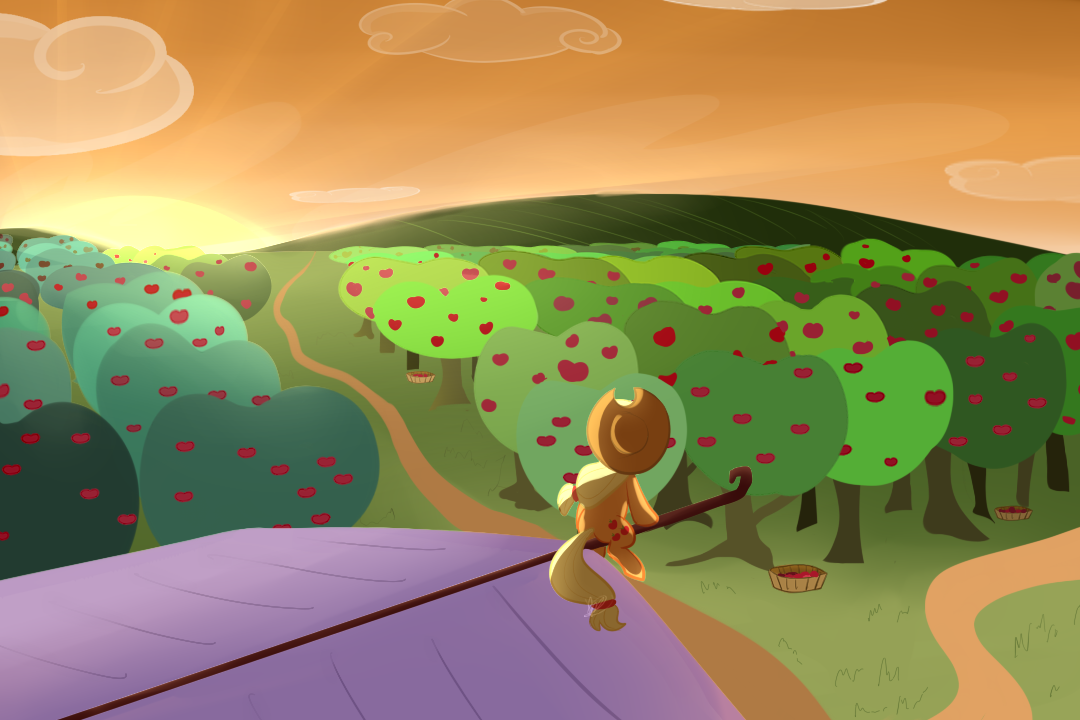 #1499987 - safe, artist:tigra0118, applejack, earth pony, pony, g4 ...