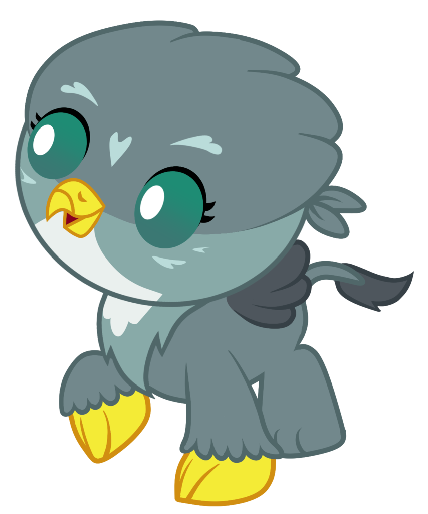 #1508674 - safe, artist:magpie-pony, gabby, griffon, g4, baby, chickub ...