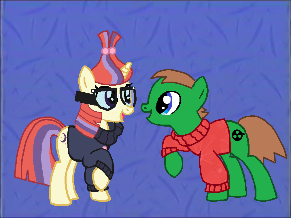 #1509353 - safe, moondancer, oc, oc:ian, pony, g4, base used, canon x ...