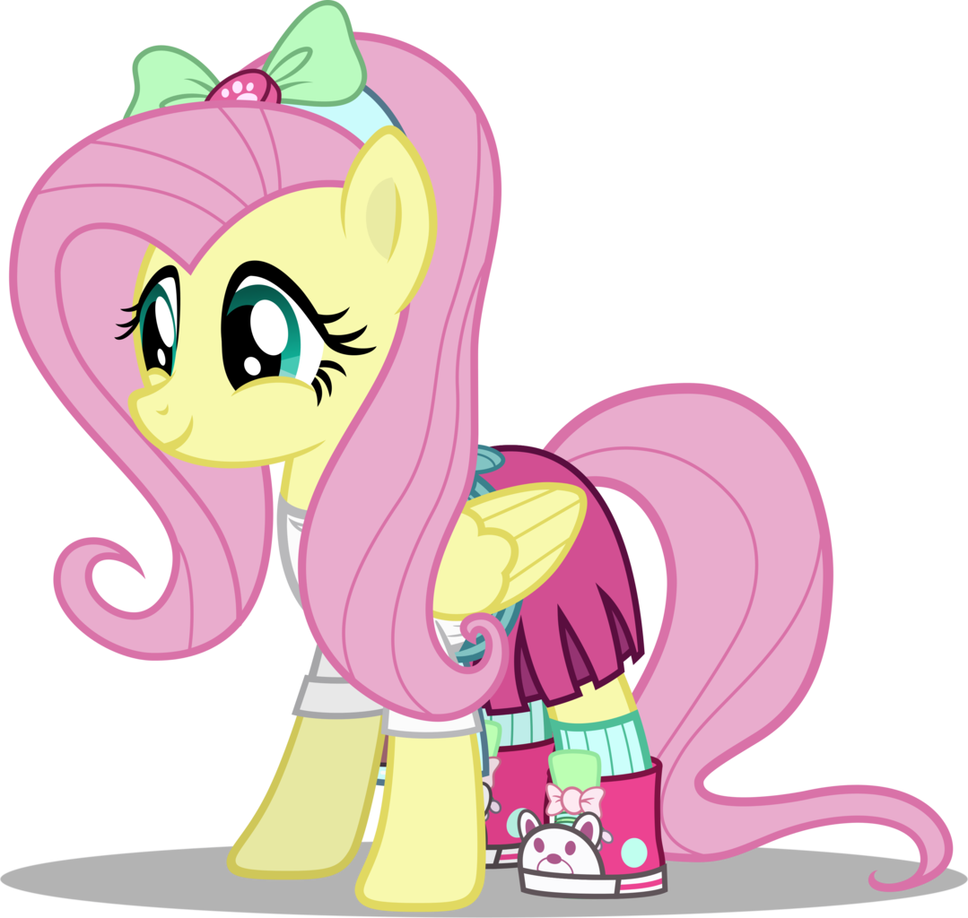 #1510848 - safe, artist:cyberapple456, fluttershy, pegasus, pony, eqg ...