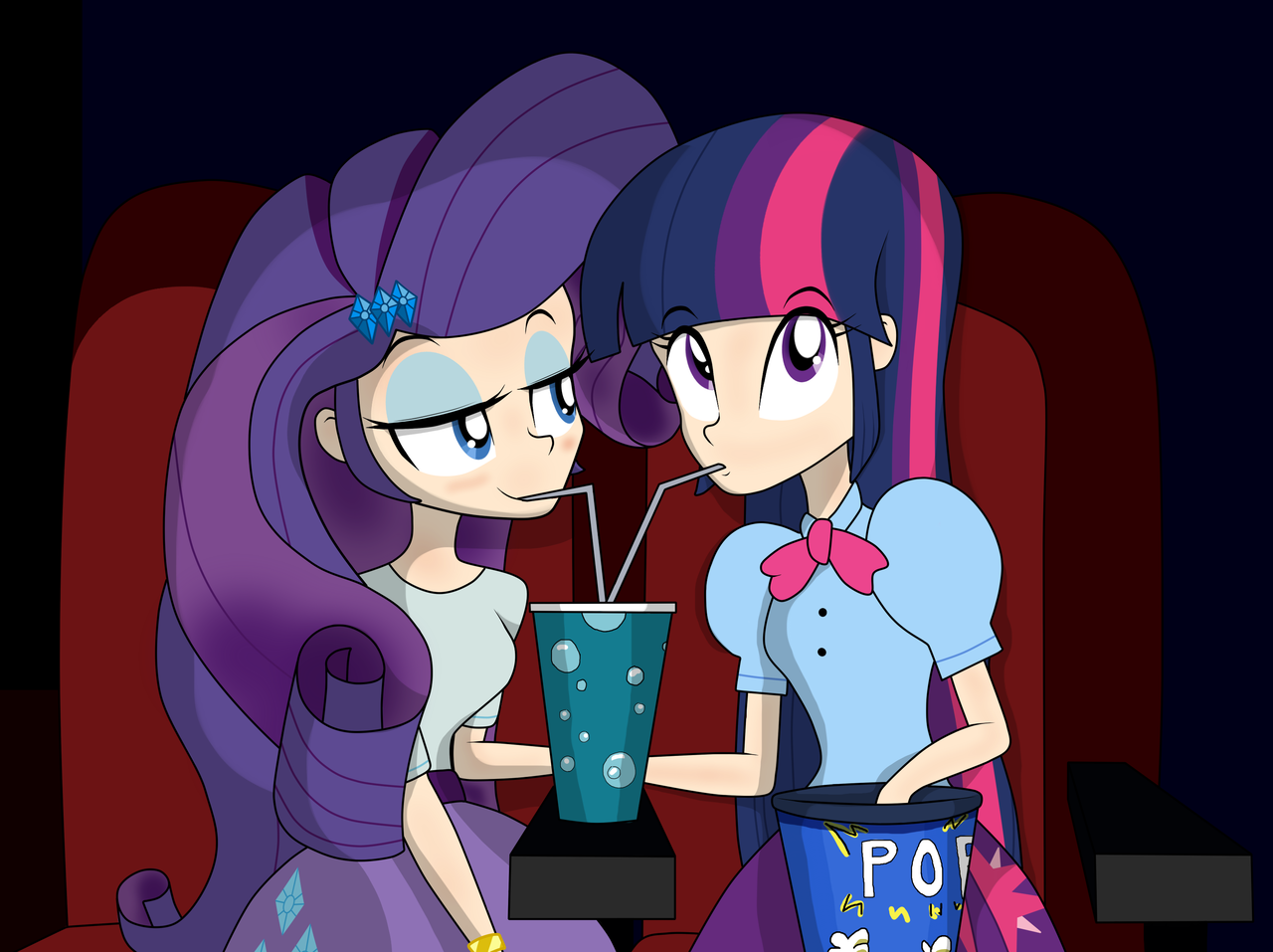 #1511716 - safe, artist:derpyramone, rarity, twilight sparkle, human ...