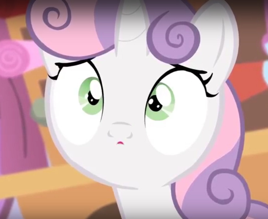 #1511931 - safe, edit, edited screencap, screencap, sweetie belle, pony ...