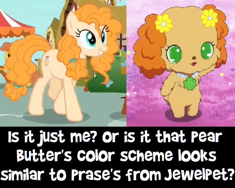 #1513744 - safe, pear butter, dog, pony, g4, comparison, jewelpet ...