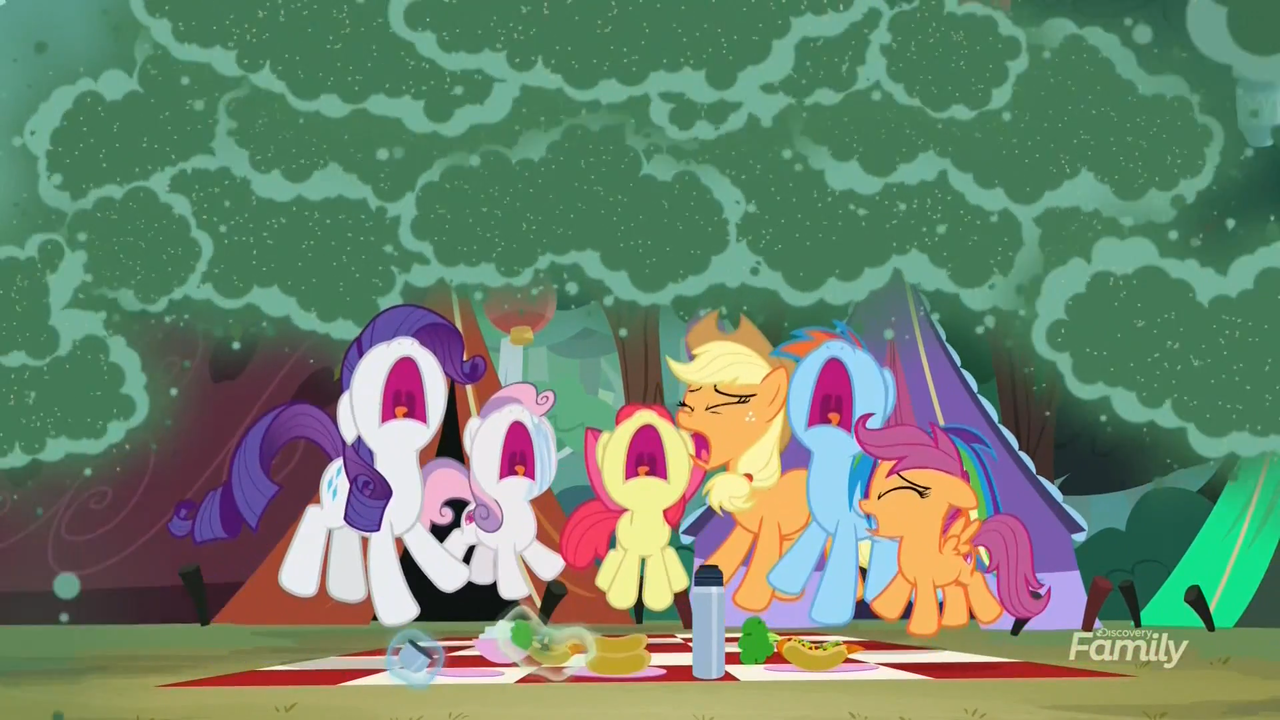 #1514918 - safe, screencap, apple bloom, applejack, rainbow dash ...