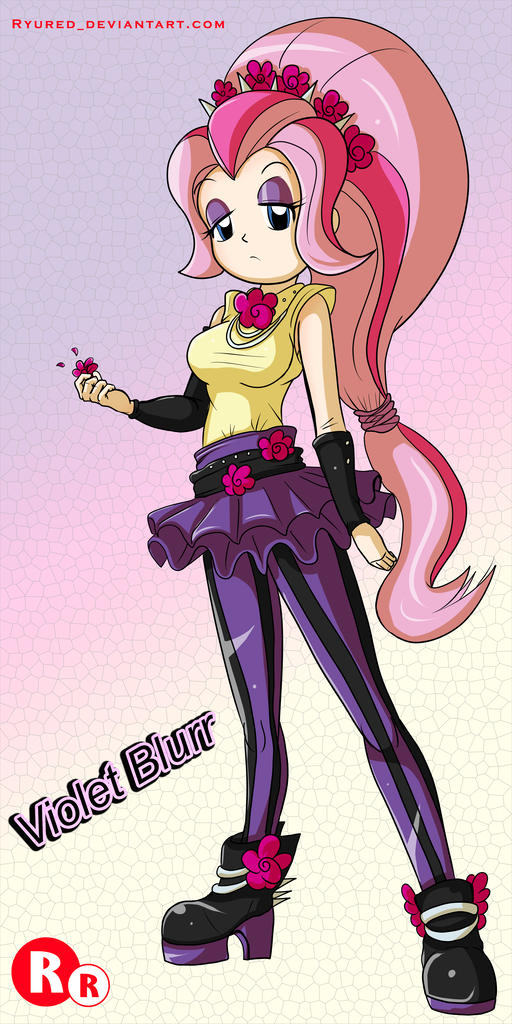 #1514998 - safe, artist:ryured, violet blurr, human, equestria girls ...