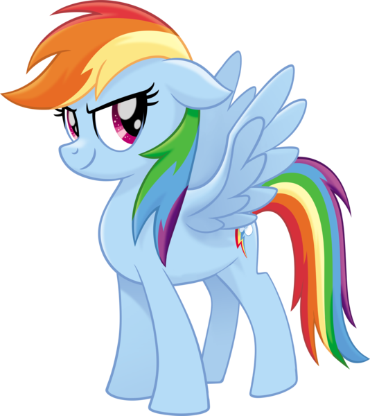 Rainbow Dash Reading Transparent