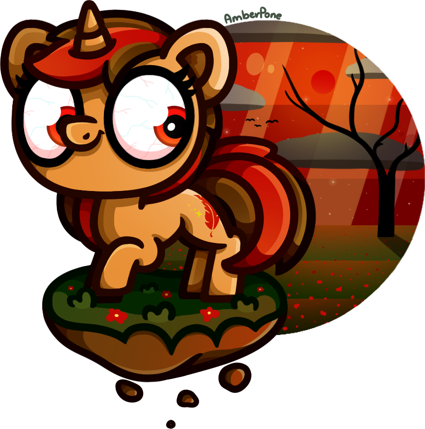 #1515711 - safe, artist:amberpone, oc, oc only, oc:pyre quill, bird ...