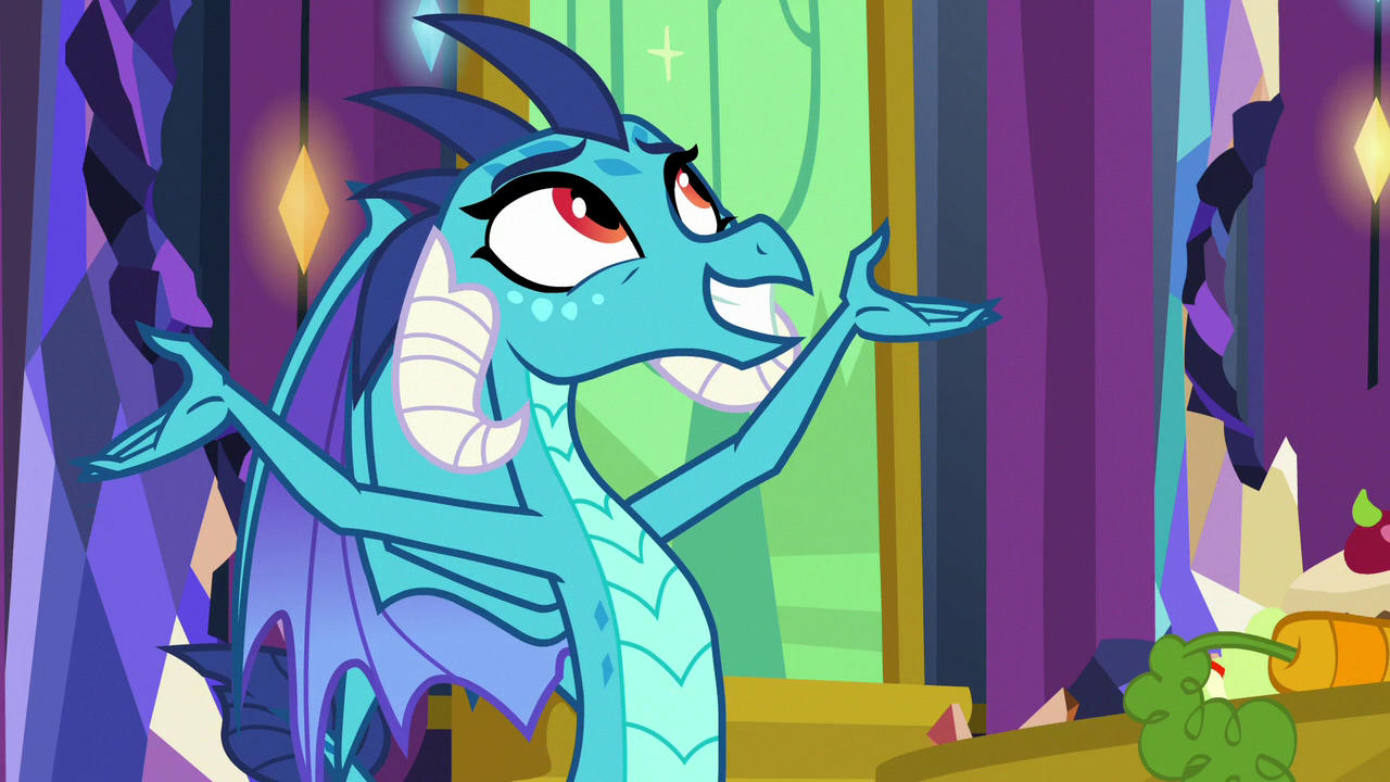 #1515776 - safe, screencap, princess ember, dragon, g4, my little pony ...