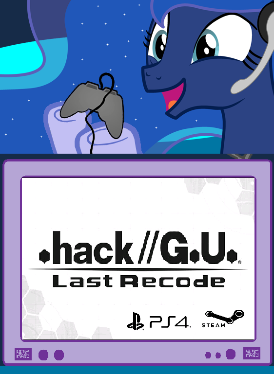 #1517015 - safe, princess luna, pony, gamer luna, g4, .hack, dot hack ...