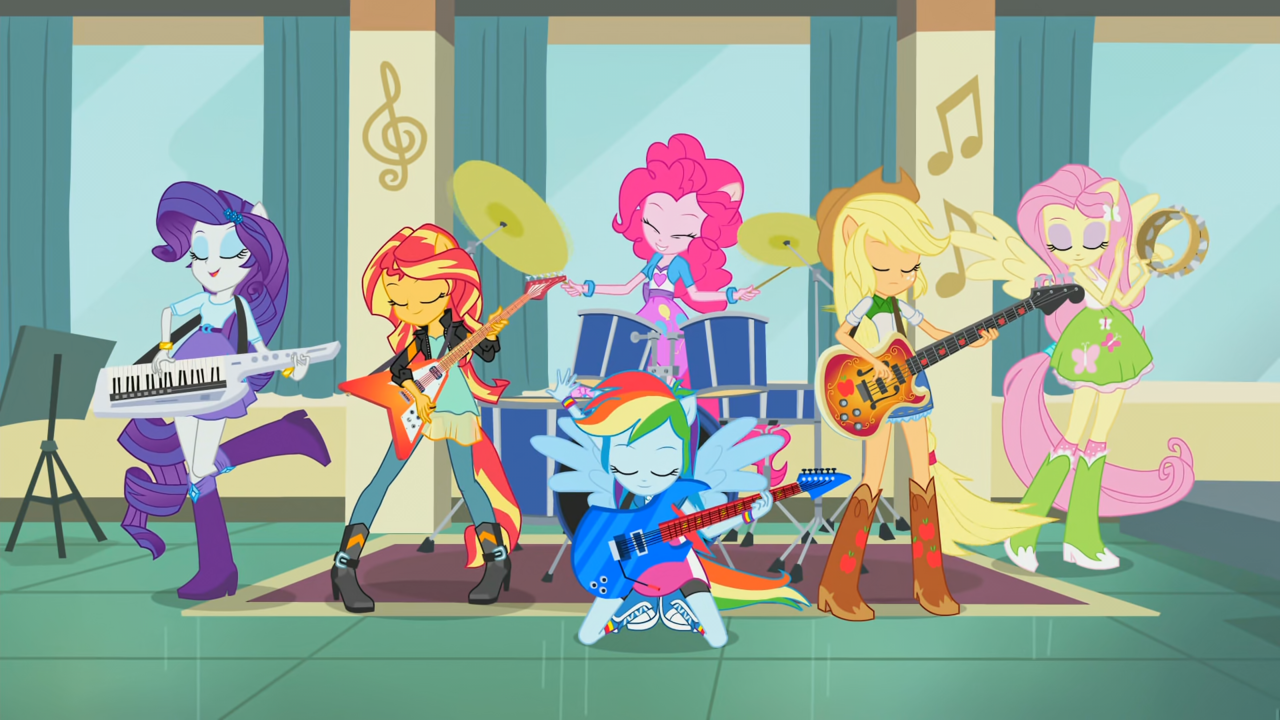 #1517469 - safe, screencap, applejack, fluttershy, pinkie pie, rainbow ...