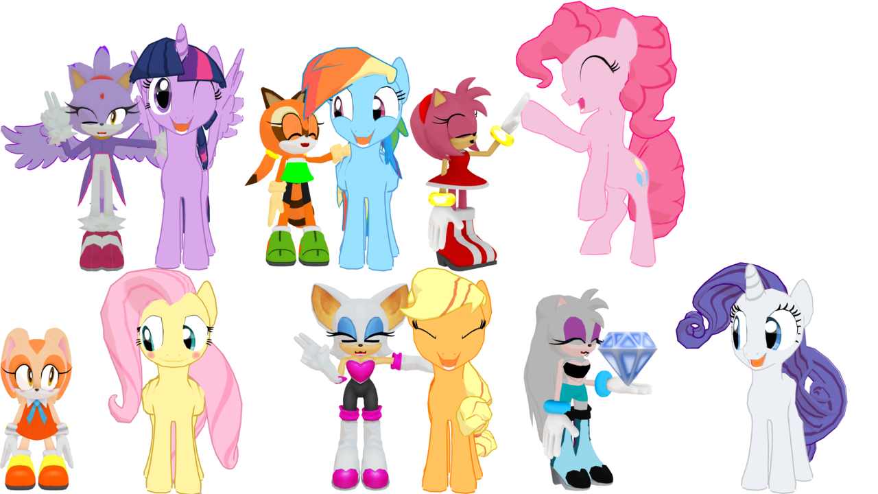 #1517728 - safe, artist:waleedtariqmmd, applejack, fluttershy, pinkie ...