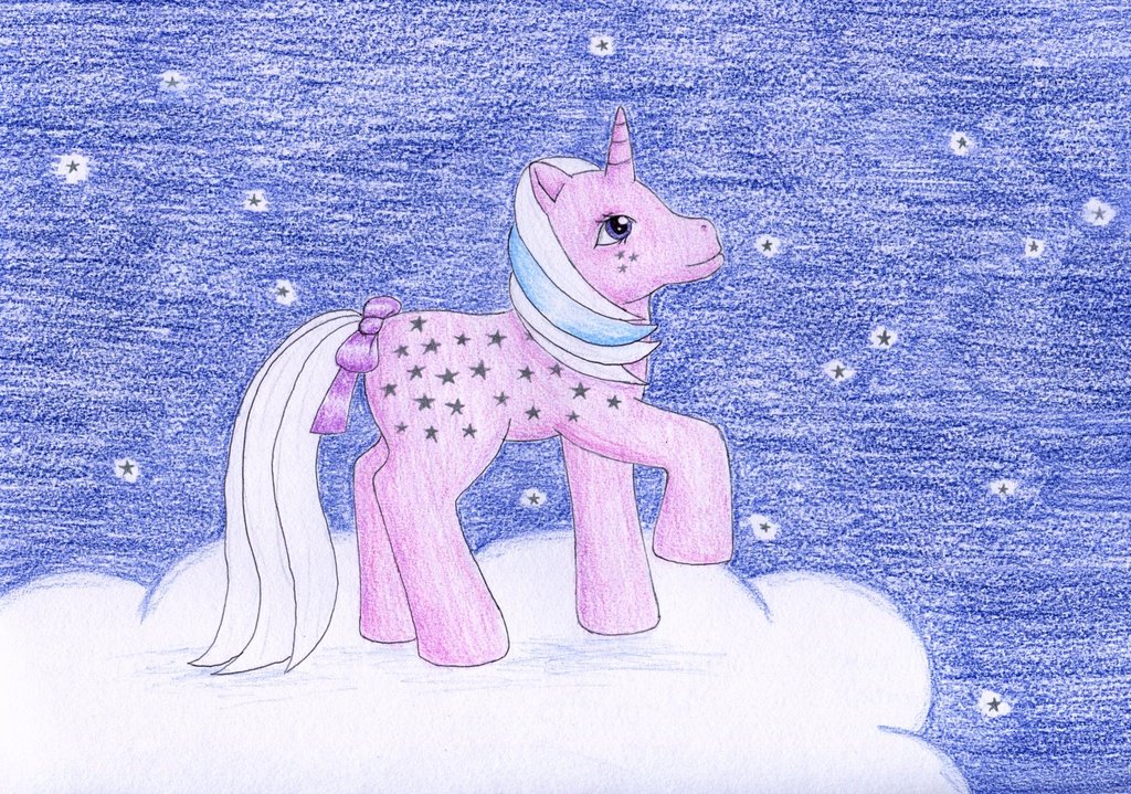 #1518851 - safe, artist:normaleeinsane, milky way, pony, g1, female ...