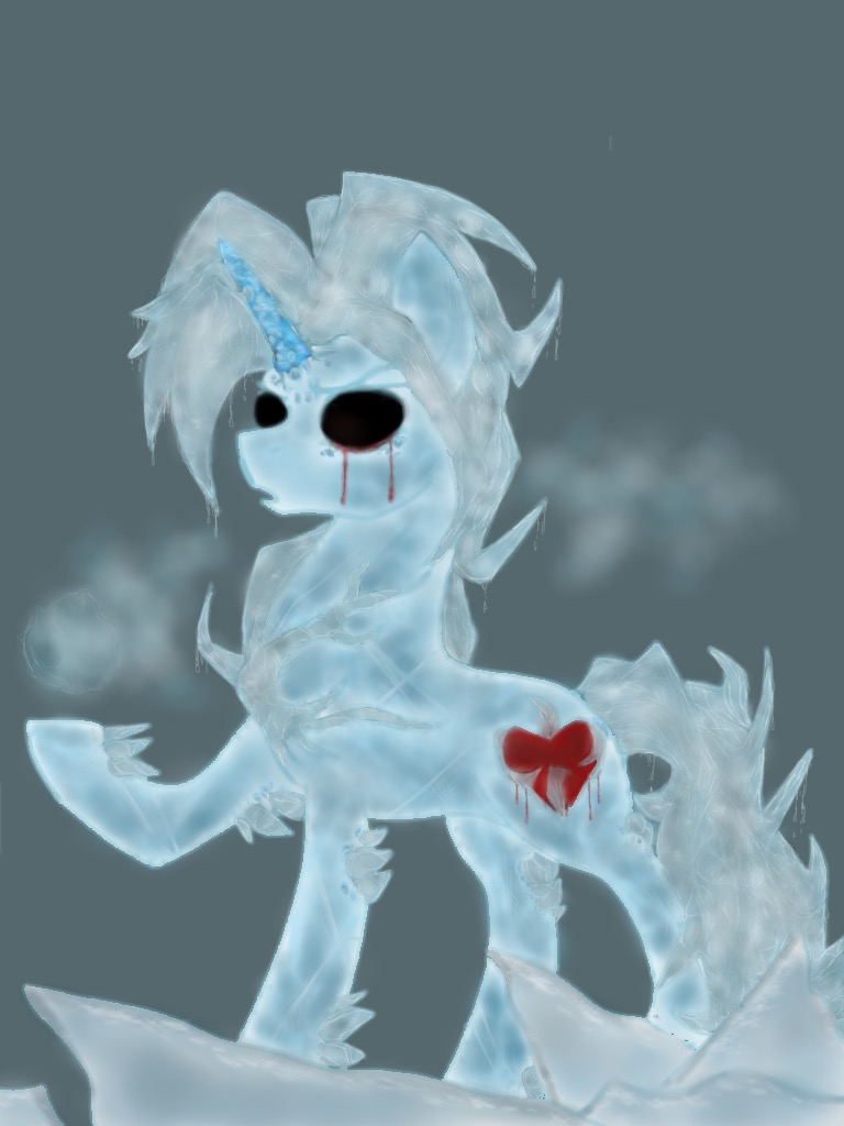 #1519897 - semi-grimdark, oc, oc only, oc:soulfrost, pony, unicorn ...