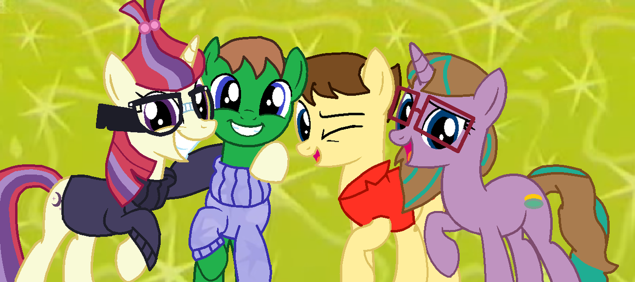 #1520803 - safe, moondancer, oc, oc:ian, pony, base used, clothes ...