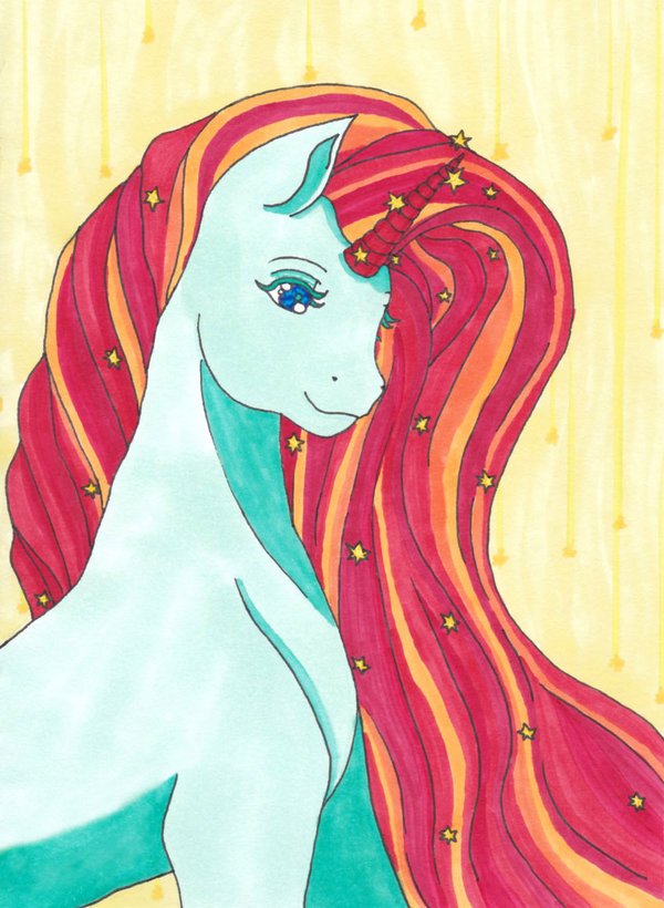 #1521496 - safe, artist:misstuliharja, copper glow, pony, g2, female ...