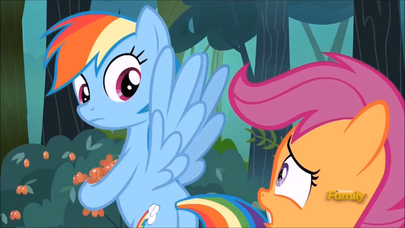My Little Pony Rainbow Dash Flying Gif