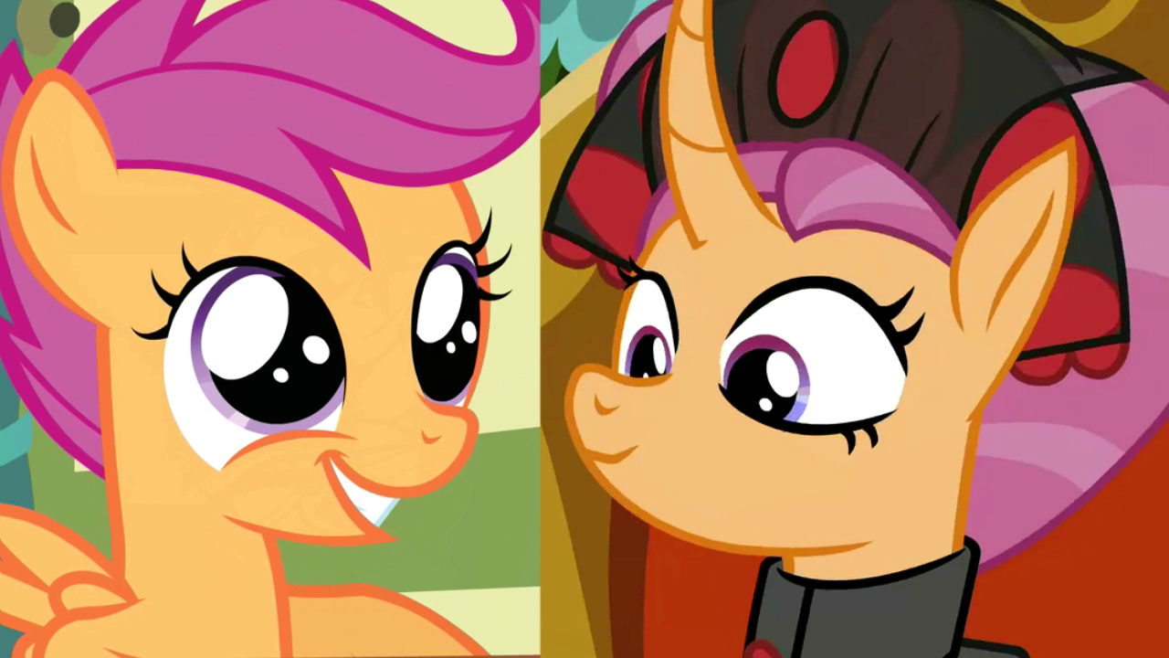 #1524326 - safe, edit, screencap, sable spirit, scootaloo, pegasus ...