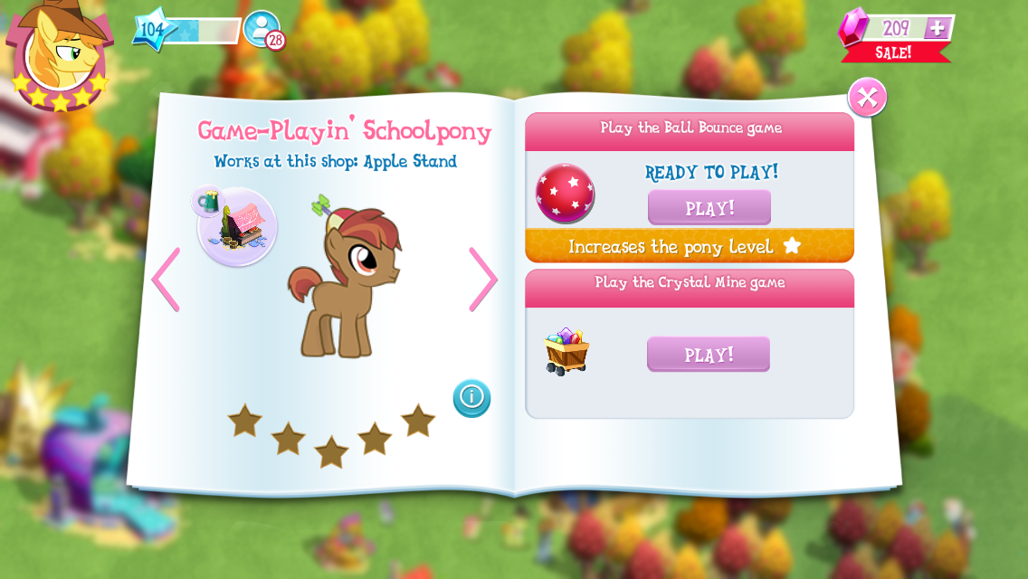 #1503129 - safe, gameloft, button mash, pony - Derpibooru