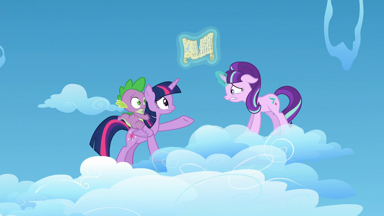 #1504852 - safe, screencap, spike, starlight glimmer, twilight sparkle ...
