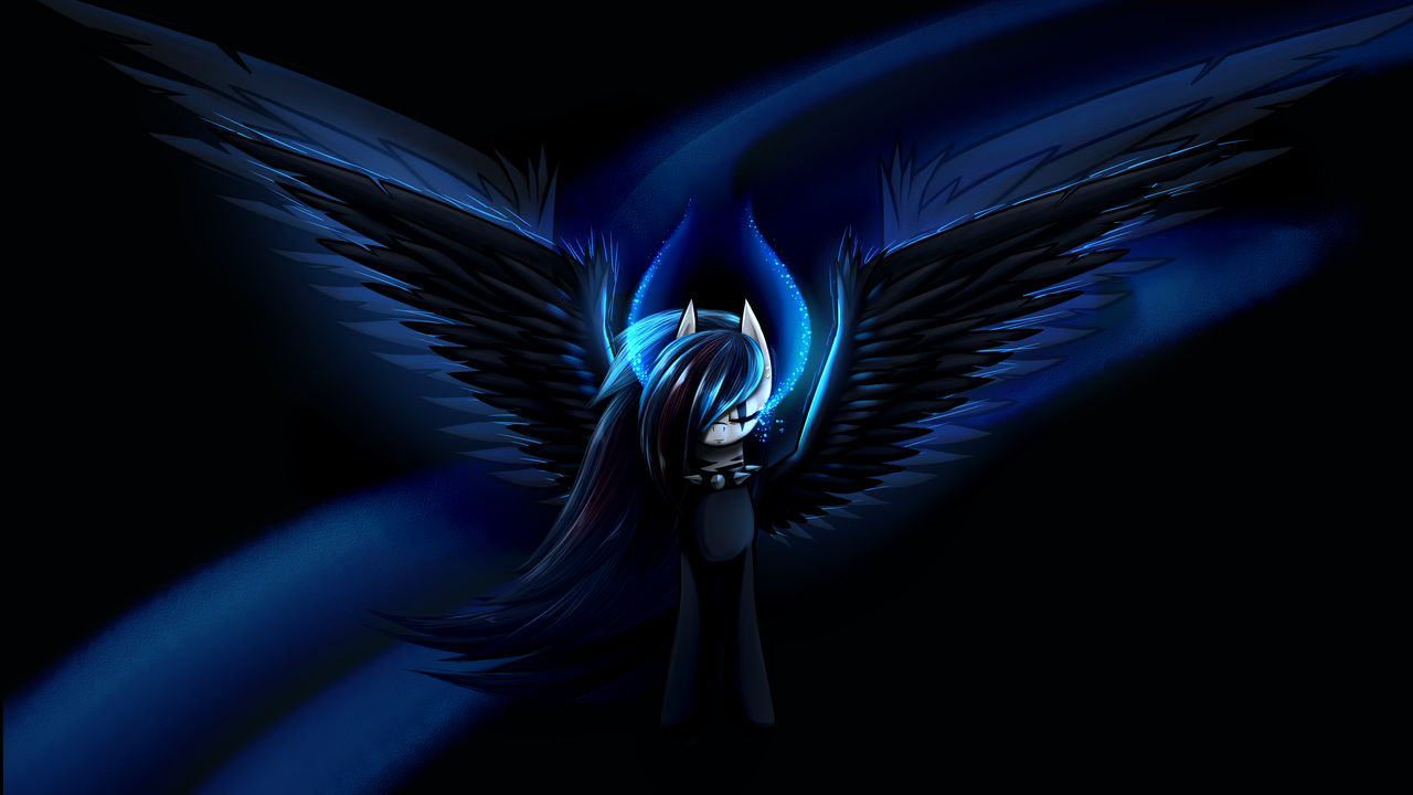 #1506433 - safe, artist:phenya, oc, oc only, oc:emala jiss, pony, black ...