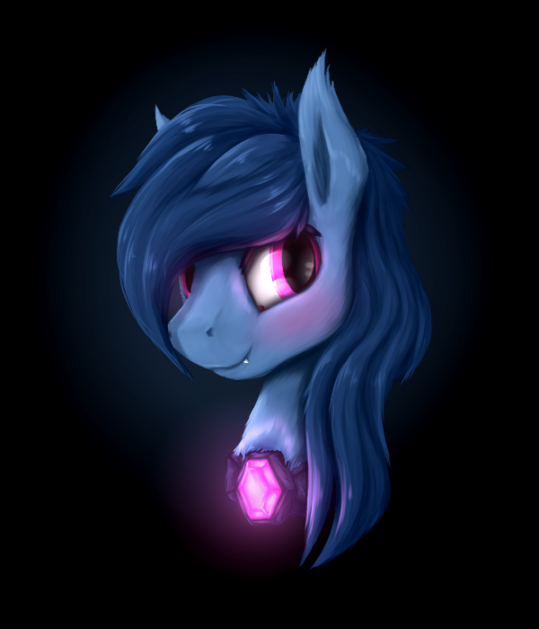#1506501 - safe, artist:phenya, bat pony, pony, amulet, black ...