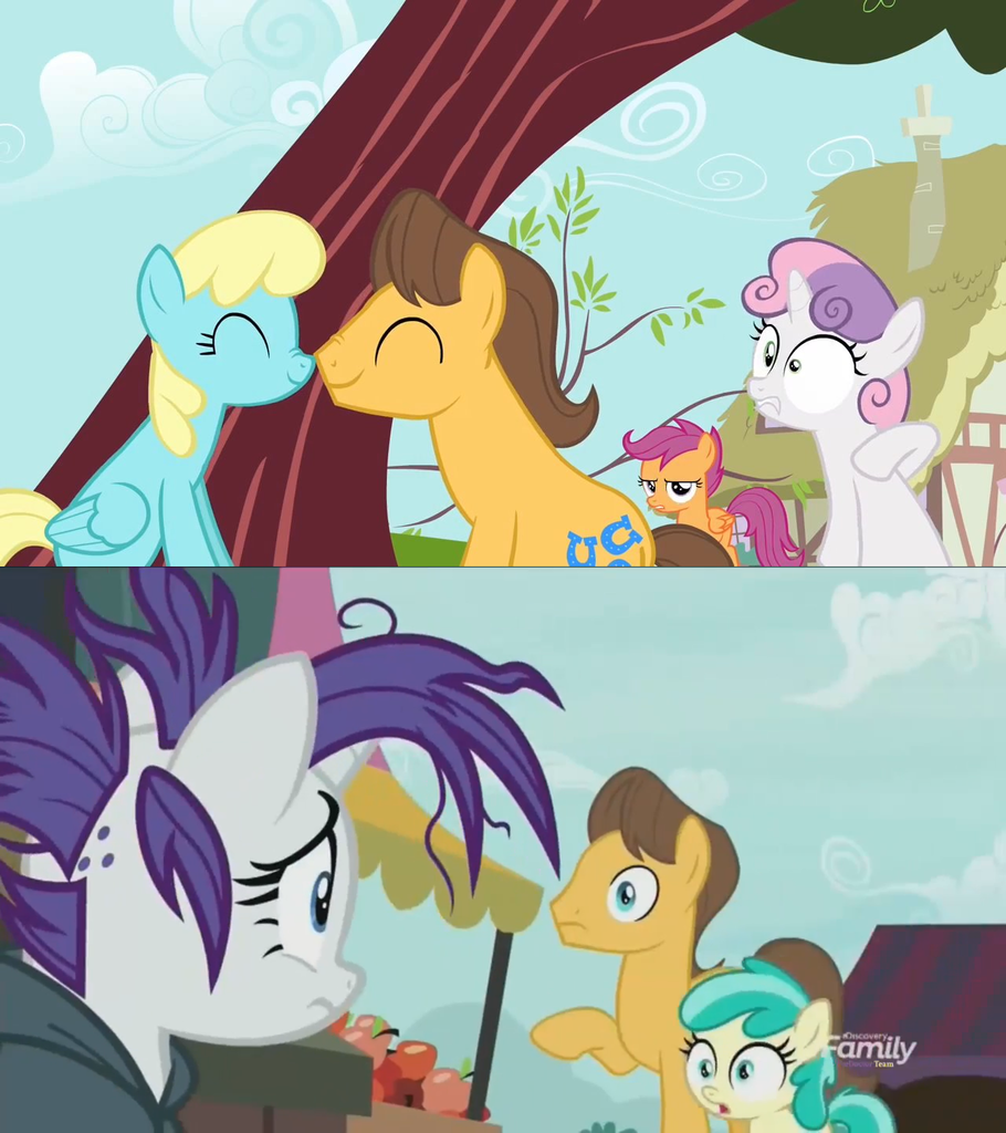 #1537288 - safe, edit, edited screencap, screencap, caramel, mint ...