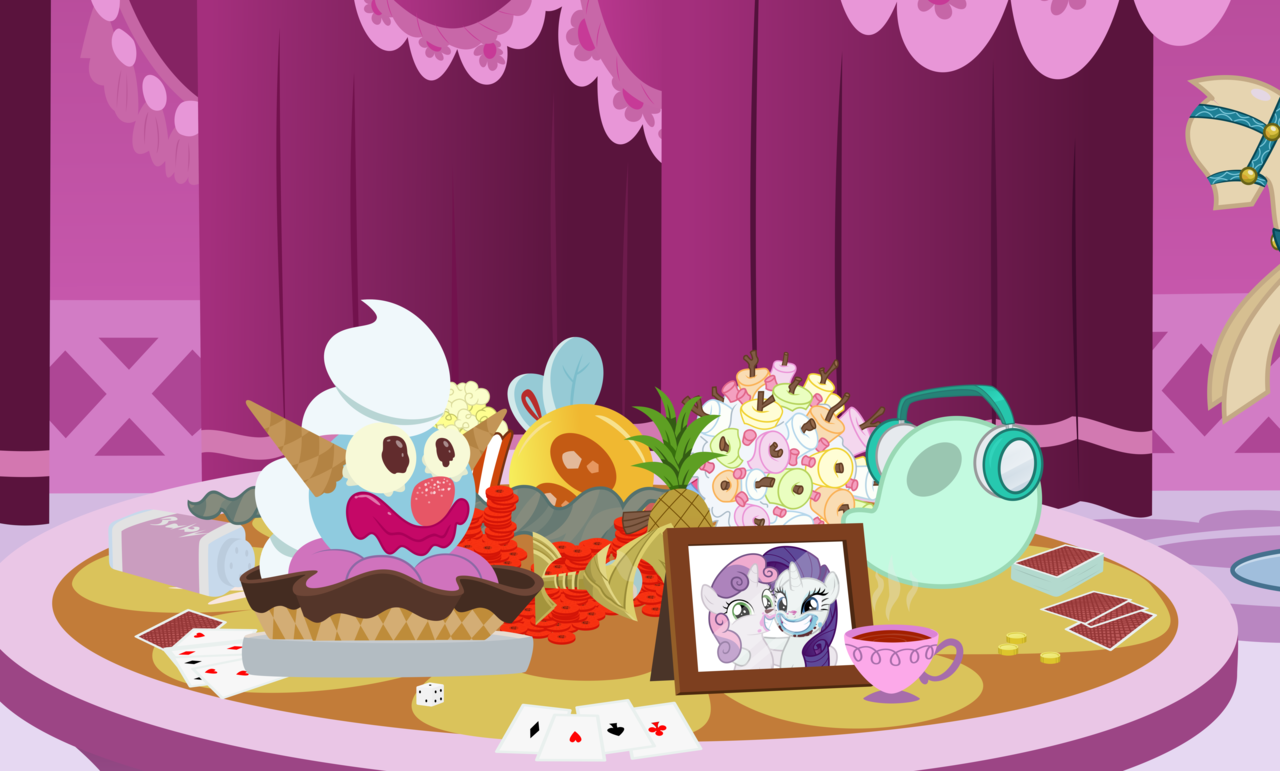 #1539625 - safe, artist:sollace, rarity, sweetie belle, forever filly ...