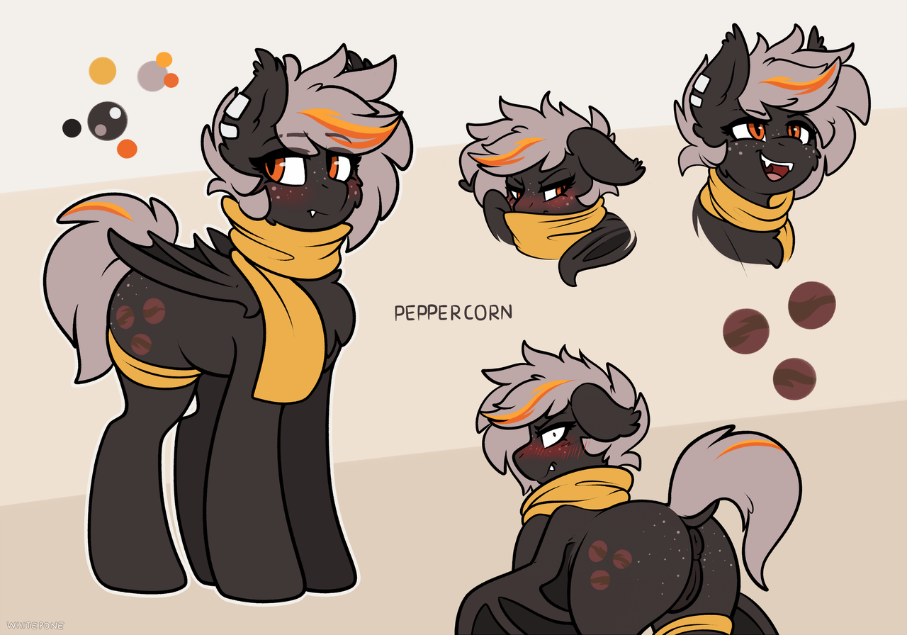 #1541139 - explicit, artist:whitepone, oc, oc only, oc:peppercorn, bat pony, angry, blushing ...