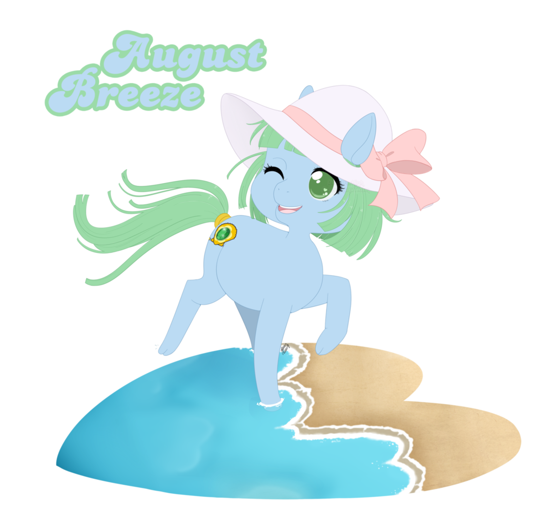 #1541451 - safe, artist:reachfarhigh, august breeze, g3, beach, female ...