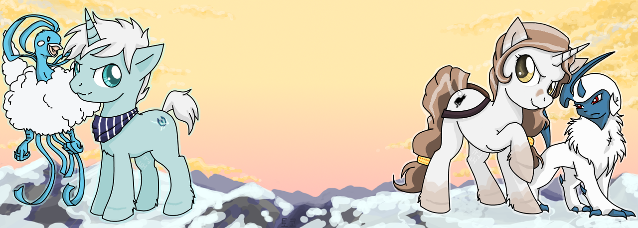 #1542697 - safe, artist:tokokami, oc, oc:black cat, oc:frost bolt ...