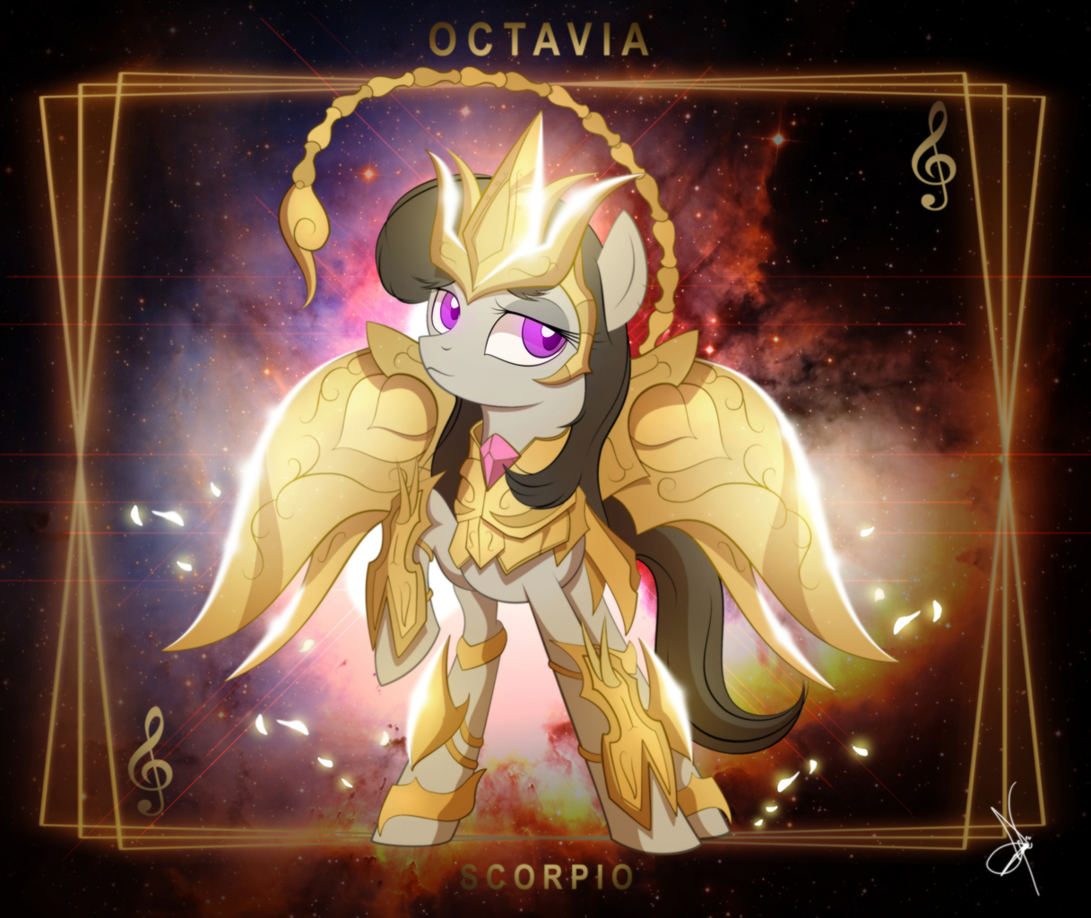 #1547754 - safe, artist:zidanemina, octavia melody, earth pony, pony ...