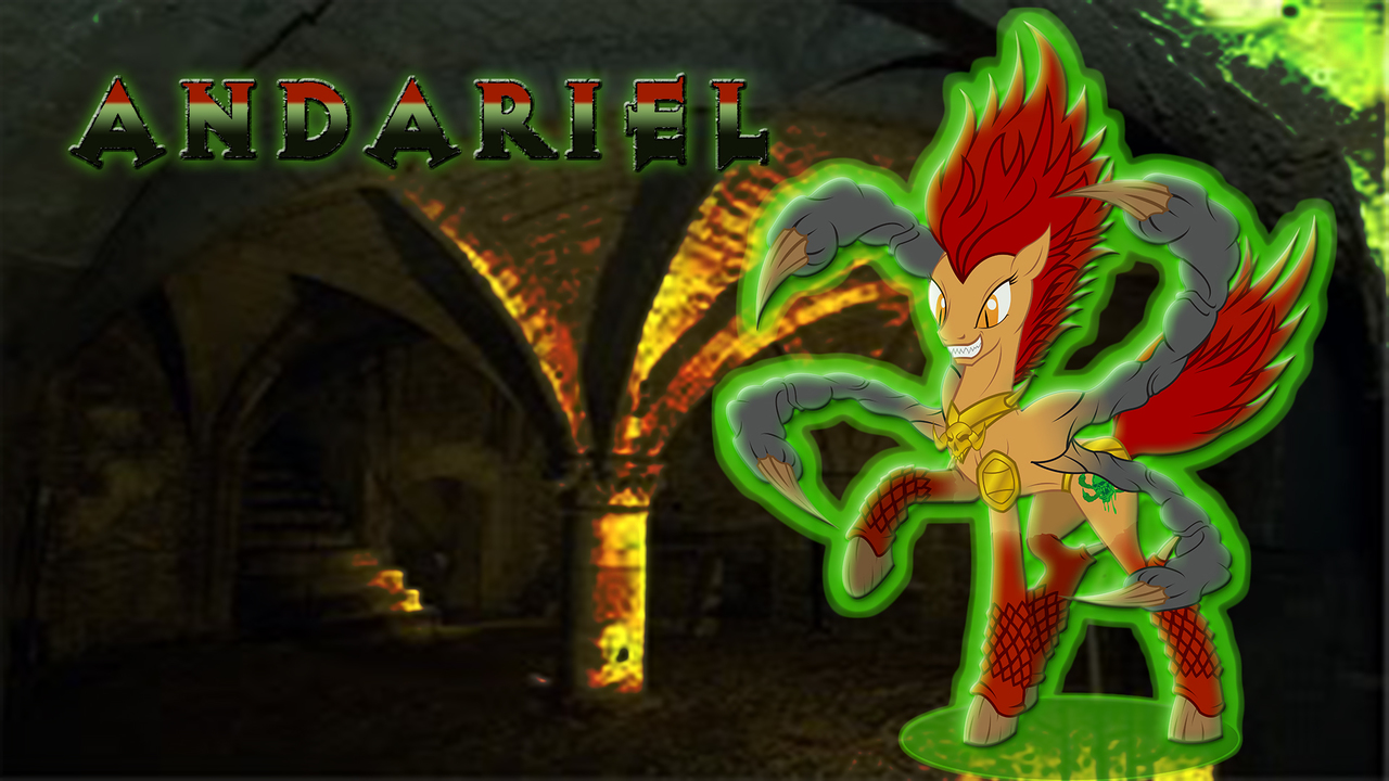 #1547826 - safe, artist:barrfind, demon, demon pony, succubus, andariel ...