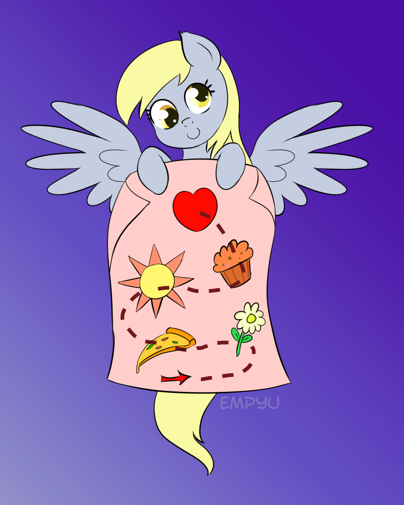 #1528133 - safe, artist:empyu, derpy hooves, pegasus, pony, g4, female ...