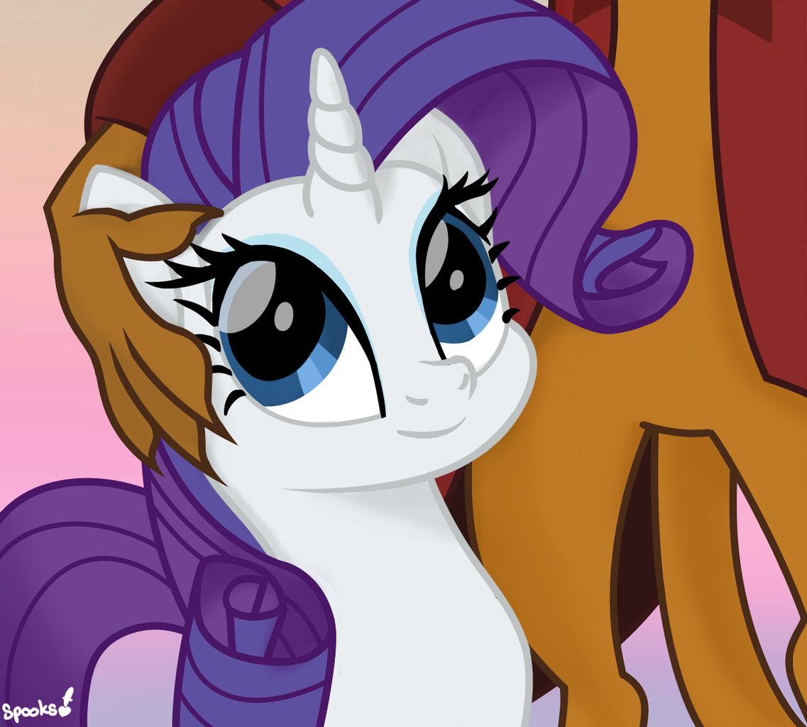 #1530295 - safe, artist:spookitty, capper dapperpaws, rarity ...