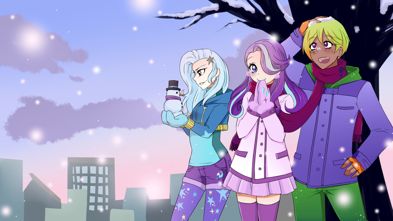 #1531081 - safe, artist:darkknightluna, starlight glimmer, thorax ...