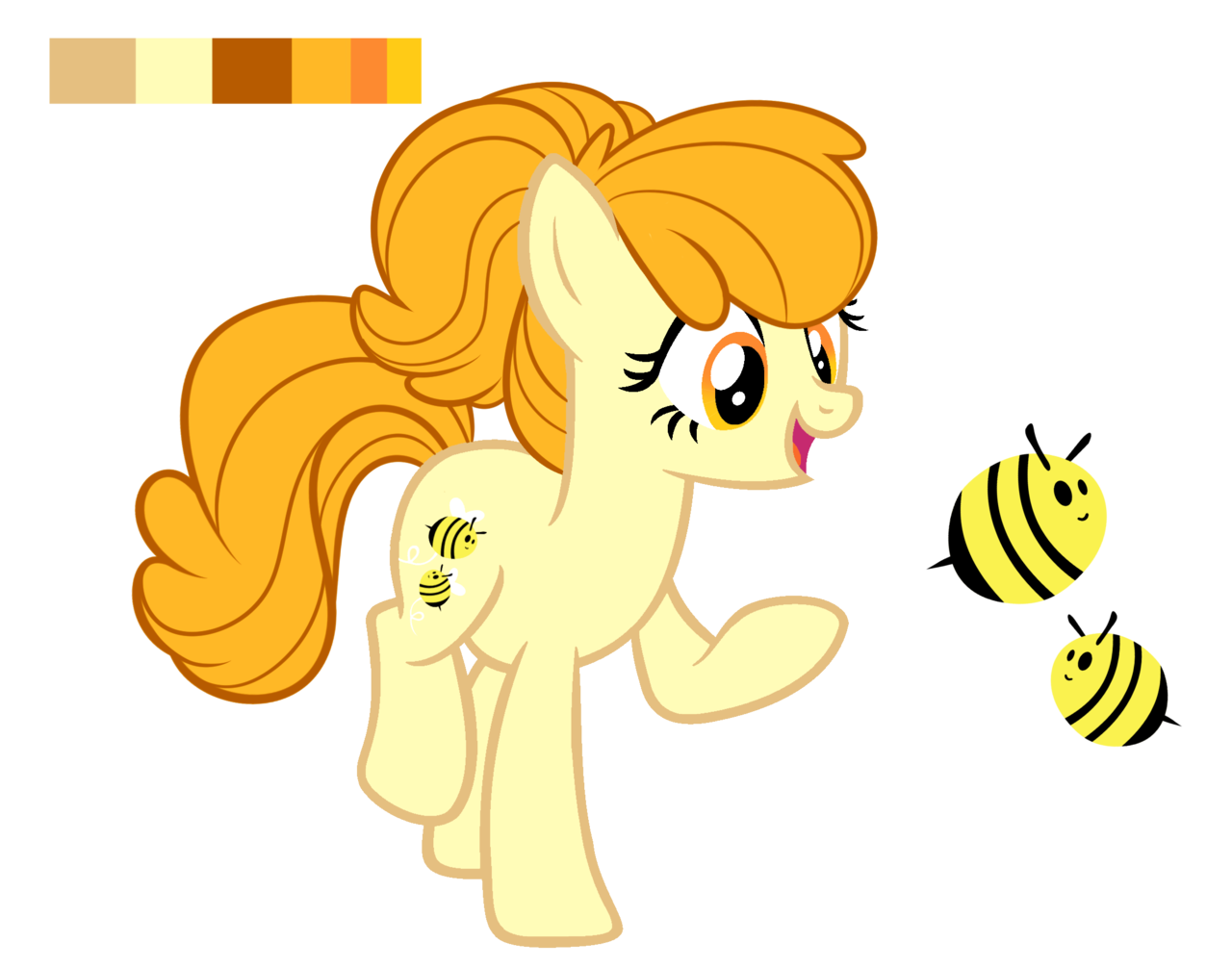 #1621487 - safe, artist:elskafox, oc, oc only, oc:sweetspice, bee ...