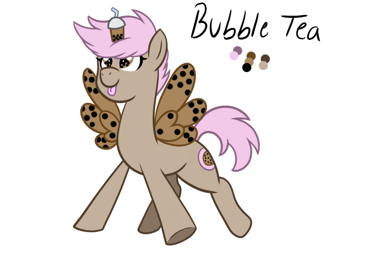 #1630453 - safe, artist:chelseawest, oc, oc only, oc:bubble tea ...