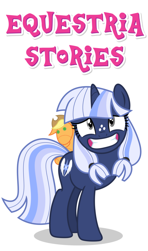 #1636235 - safe, artist:estories, applejack, oc, oc:silverlay, original ...