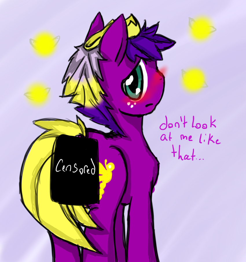 #1622592 - suggestive, artist:xashu5621, prince firefly, pony, censor ...