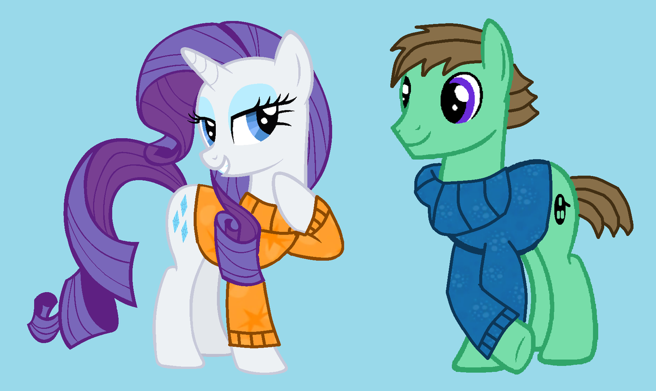 #1638099 - safe, rarity, oc, oc:ian, g4, clothes, light blue background ...