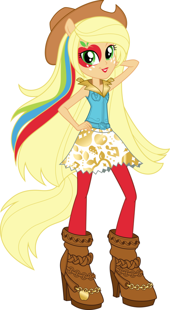 #1638822 - safe, artist:sugar-loop, applejack, equestria girls, g4, my ...