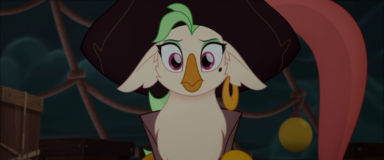 #1641800 - safe, screencap, captain celaeno, bird, ornithian, anthro ...