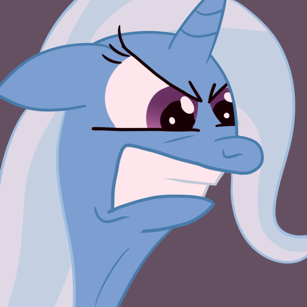 #1643942 - safe, artist:solarfm, trixie, pony, angry, female, solo ...