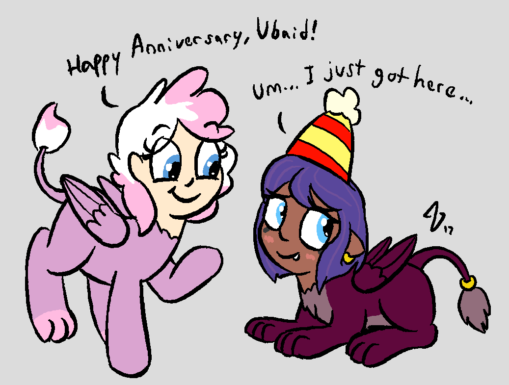 #1627871 - safe, artist:heretichesh, oc, oc only, oc:lotte, oc:ubaid ...