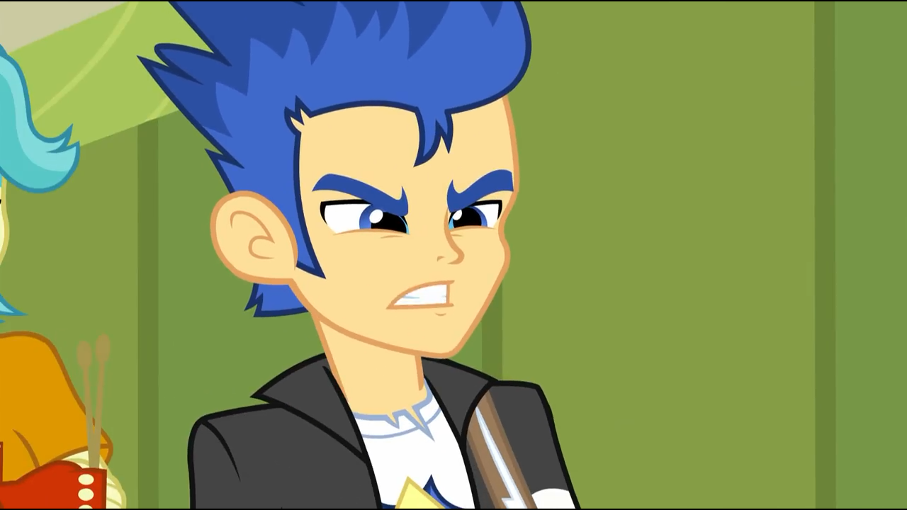 #1855541 - safe, screencap, brawly beats, flash sentry, equestria girls ...