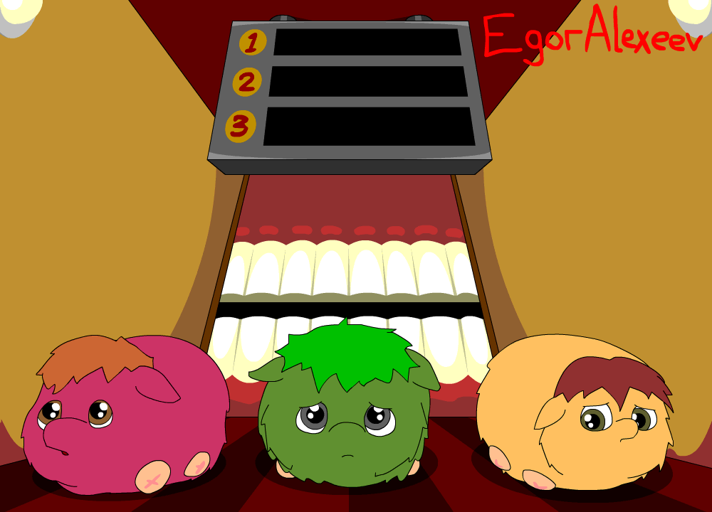 #1860021 - grimdark, grotesque, artist:egoralexeev, fluffy pony, abuse ...