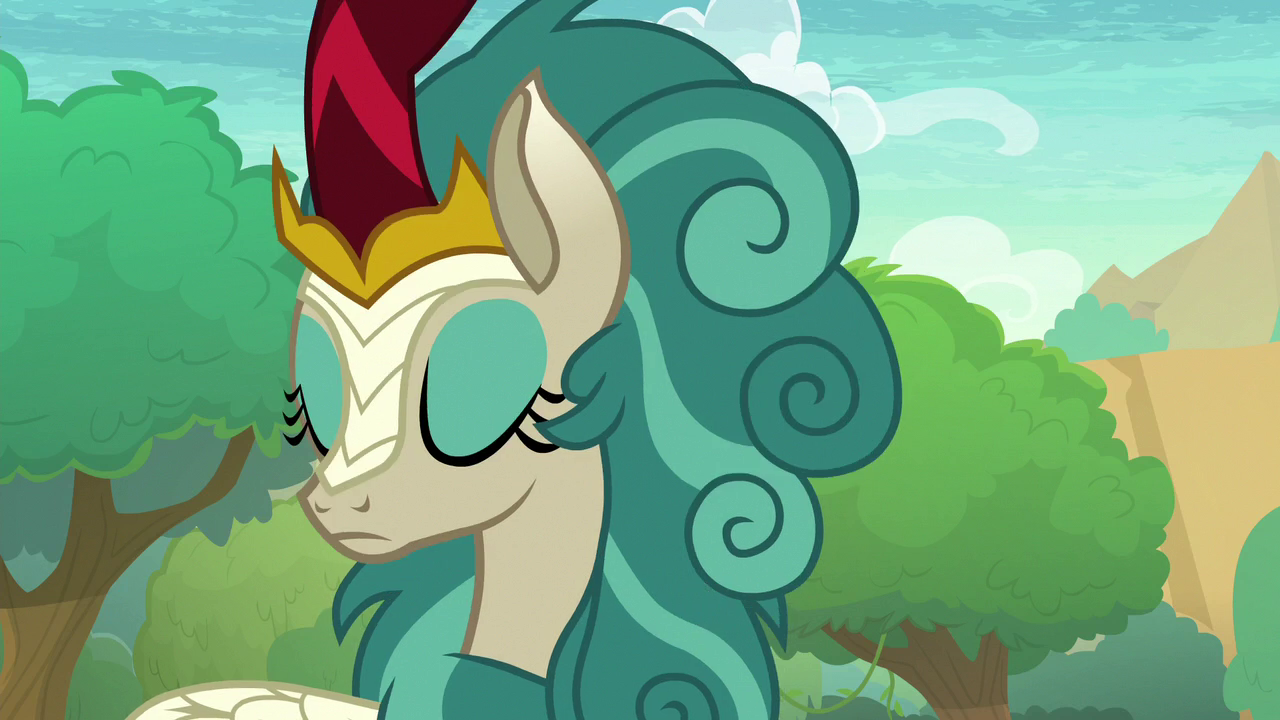 #1846125 - safe, screencap, rain shine, kirin, g4, sounds of silence ...