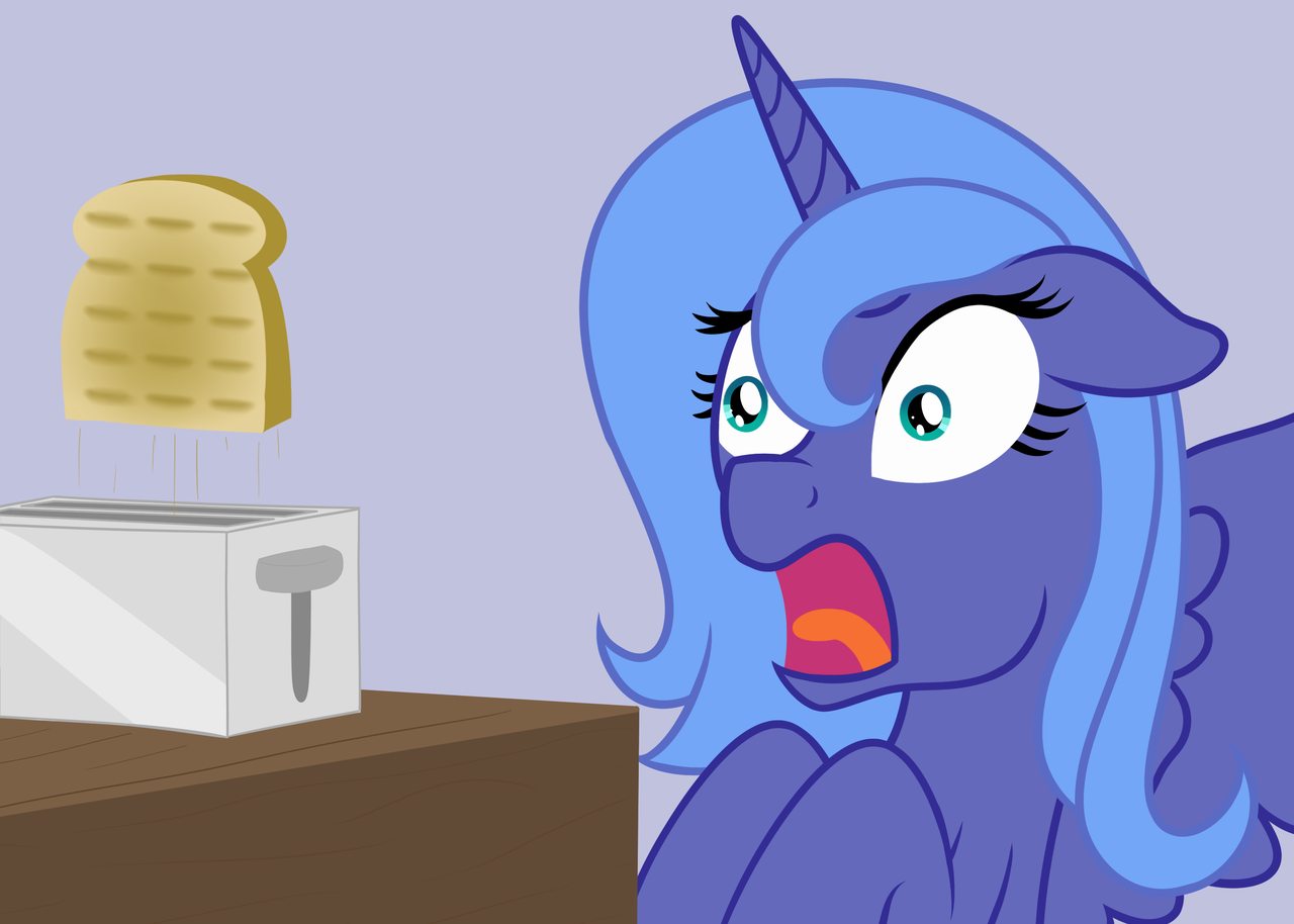 #1862579 - safe, artist:nitei, princess luna, alicorn, pony, g4, bread ...